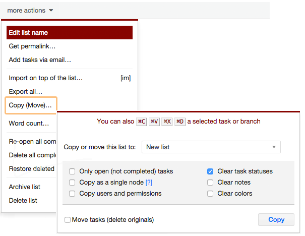 Online checklists: a couple of hints - Checkvist